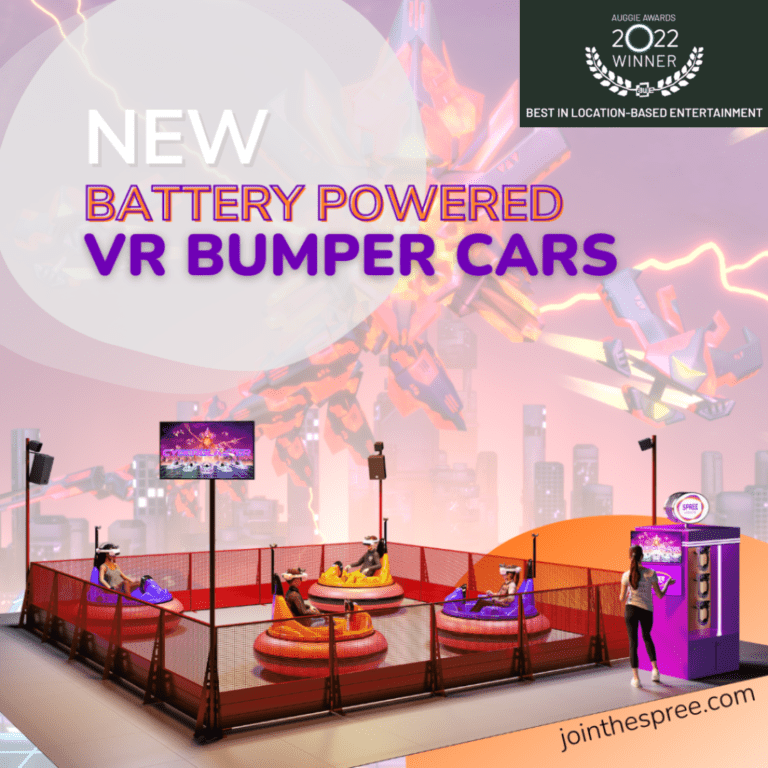 Battery Powered VR Bumper Cars to enhance your venue's space